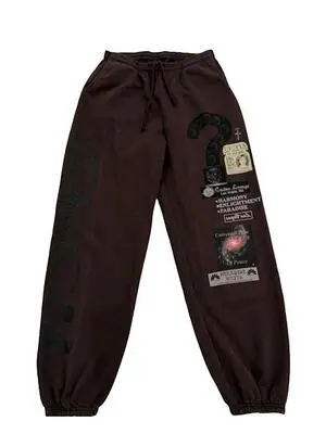 TRAVIS SCOTT X Online Ceramics Utopia Sweatpants - Brown