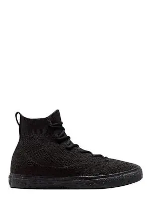 CONVERSE Chuck Taylor All Star Crater Knit Hi Renew Remix Black/lime Twist