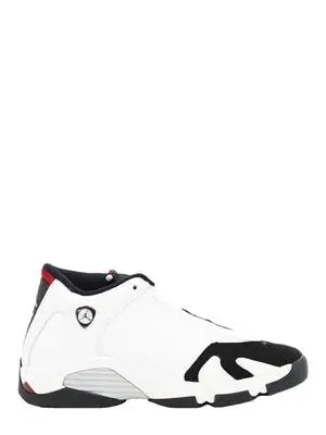 JORDAN 14 Retro Athletic Sneakers - White/black/varsity Red
