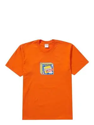 Supreme Cheese Tee Shirt Orange