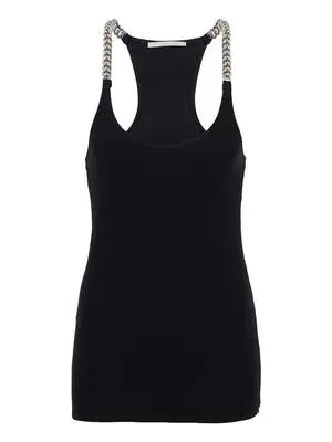 Stella McCartney Cotton-blend Tank Top - Black