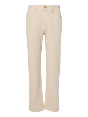 BLAZÉ MILANO Nariida Paso Straight Leg Jeans - Beige