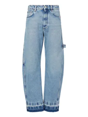 Stella McCartney Mid-rise Wide-leg Jeans - Blue