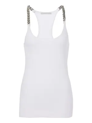 Stella McCartney Cotton-blend Tank Top - White