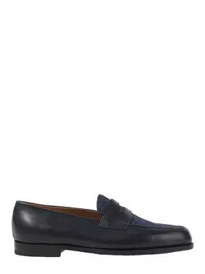 John Lobb Lopez Penny Loafers - Black