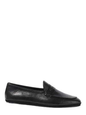 Rubinacci Leather Loafers - Black