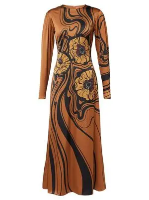 La DoubleJ La DoubleJ Clingy Swing Maxi Dress Multicoloured