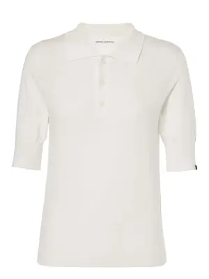 EXTREME CASHMERE X Knitted Polo Shirt - White