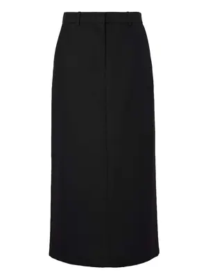 TOTEME Low-rise Maxi Skirt - Black