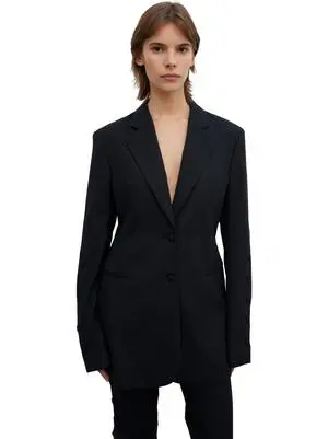 HOUSE OF DAGMAR Slim Blazer - Black