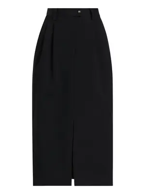 Dolce & Gabbana Wool Pencil Skirt - Black