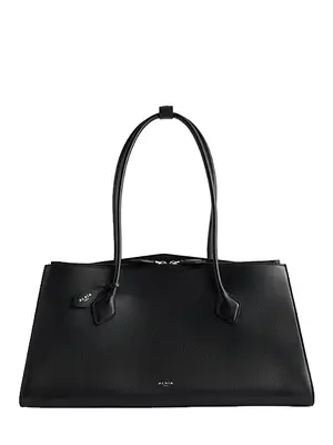 Alaïa Le Teckel Leather Tote Bag - Noir