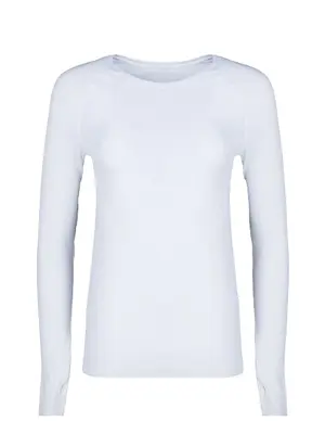 Sweaty Betty Athlete Seamless Long-sleeve Top - White