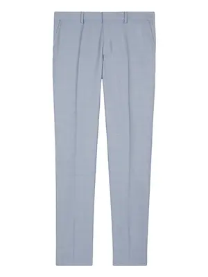The Kooples Tapered Wool Trousers - Blue