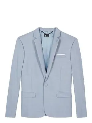 The Kooples Single-breasted Notch-lapel Wool Blazer - Blue