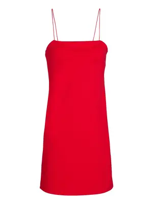 Alice + Olivia Fifi Cutout Mini Slip Dress - Red