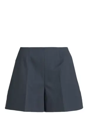 Tibi Cotton-blend Twill Shorts - Midnight Blue