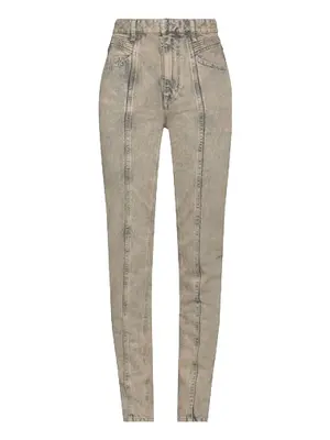 MARANT ETOILE Straight-leg Jeans - Beige