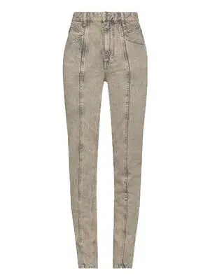 MARANT ETOILE Marant Étoile Sand Cotton Straight Leg Jeans Sand
