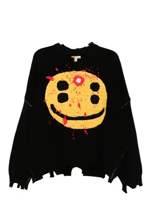 SAINT MXXXXXX Crew-neck Jumper - Black