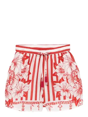 FARM RIO Mix-Print Shorts