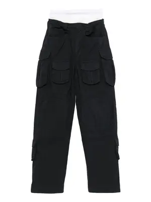 Alexander Wang Logo-waistband Trousers - Blue