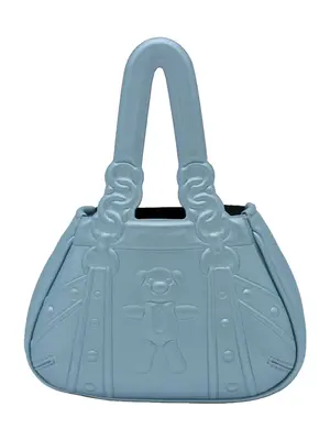 FORBITCHES Bear Motif Mini Bag - Blue