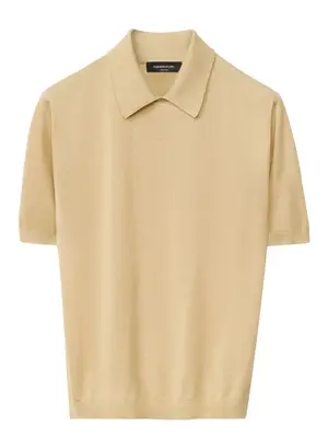 Fabiana Filippi Fine-knit Polo Top - Neutrals
