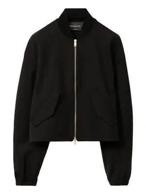 Fabiana Filippi Scuba Bomber Jacket - Black