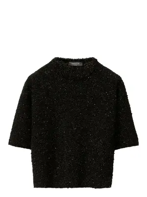 Fabiana Filippi Glitter T-shirt - Black