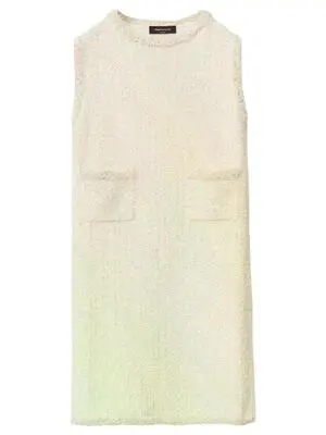 Fabiana Filippi Tweed Mini Dress - Neutrals