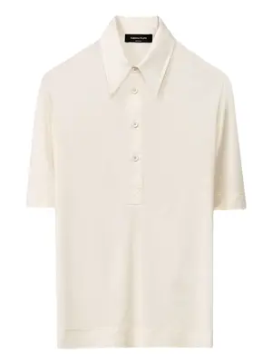 FABIANA FILIPPI Fabiana Filippi Silk Polo Top