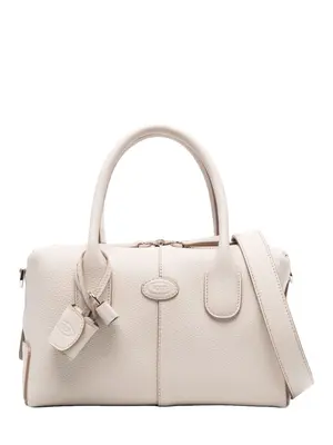 TOD'S Mini Di Bauletto Tote Bag - White