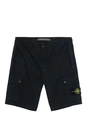 Stone Island Stone Island Compass-Badge Cargo Shorts Blue