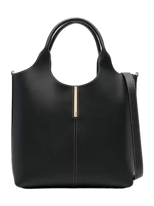 TOD'S Mini Leather Tote - Black