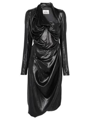 VIVIENNE WESTWOOD Galatea Midi Dress - Black