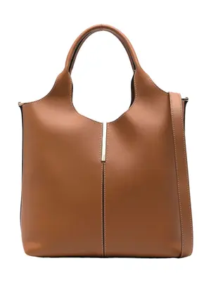 TOD'S Leather Tote Bag - Brown