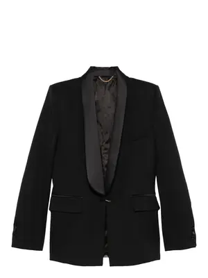 Victoria Beckham Shawl-collar Blazer - Black