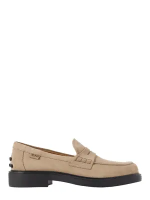 TOD'S Tod's Gomma Suede Loafers
