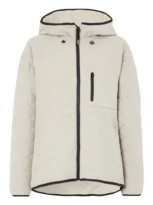 Loro Piana Denali Hooded Quilted Padded Shell Jacket - Neutrals