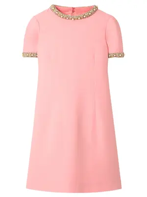 Valentino Garavani Embellished Mini Dress - Pink
