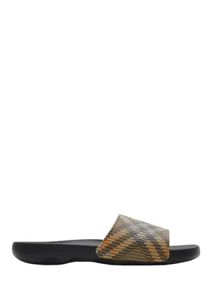 Burberry Burberry Vintage Check Dive Slides Brown