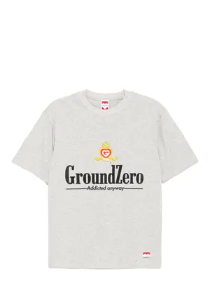 GROUND ZERO Logo T-shirt - Grey