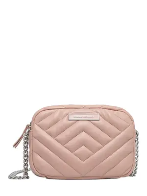 Armani Exchange Quilted Crossbody Bag - Pink
