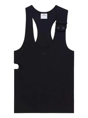 COURREGES 90's Tank Top - Black