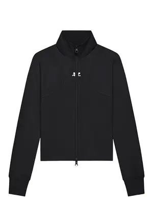 COURREGES Scuba-jersey Jacket - Black