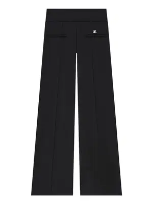 COURREGES Interlock Track Pants - Black