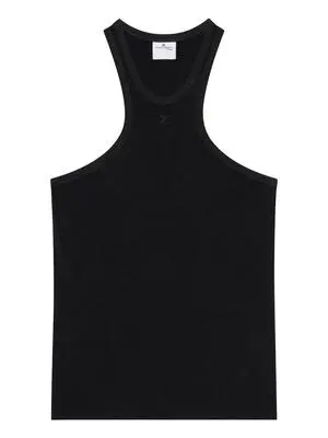 COURREGES Scuba Tank Top - Black