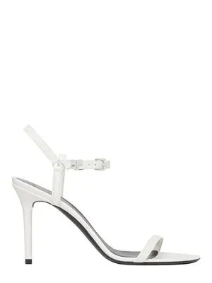 COURREGES Leather Sandals - White