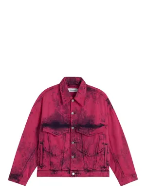 ÉTUDES STUDIO Loose Denim Jacket - Pink